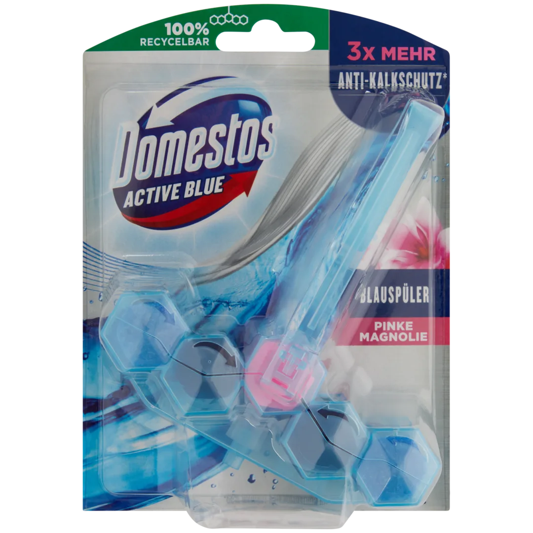 Domestos Active Blue WC-Stein Rosa Magnolie | Action DE