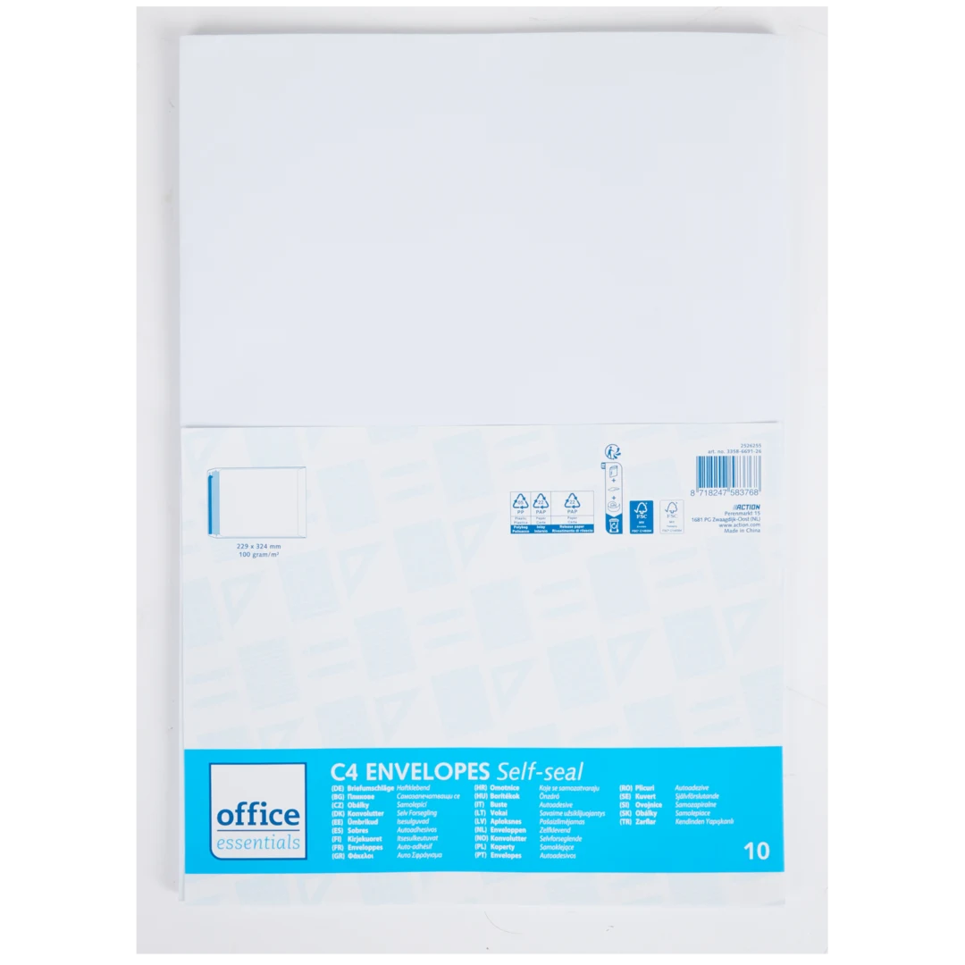 Sobres Office Essentials C4 Action Es
