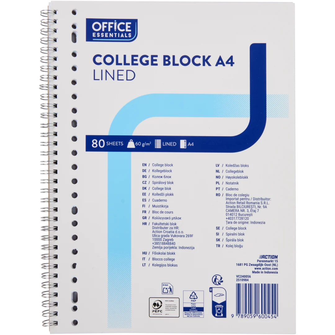 Caderno A4 Office Essentials | Action PT