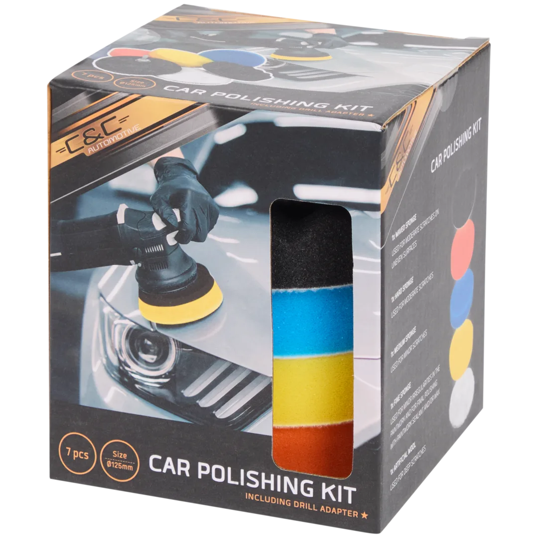 Set de polissage pour voiture C&C | Action FR