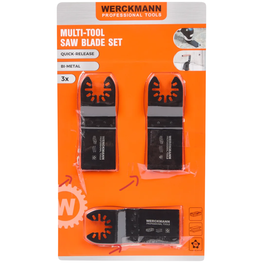 Werckmann multitool zaagbladenset | Action BE