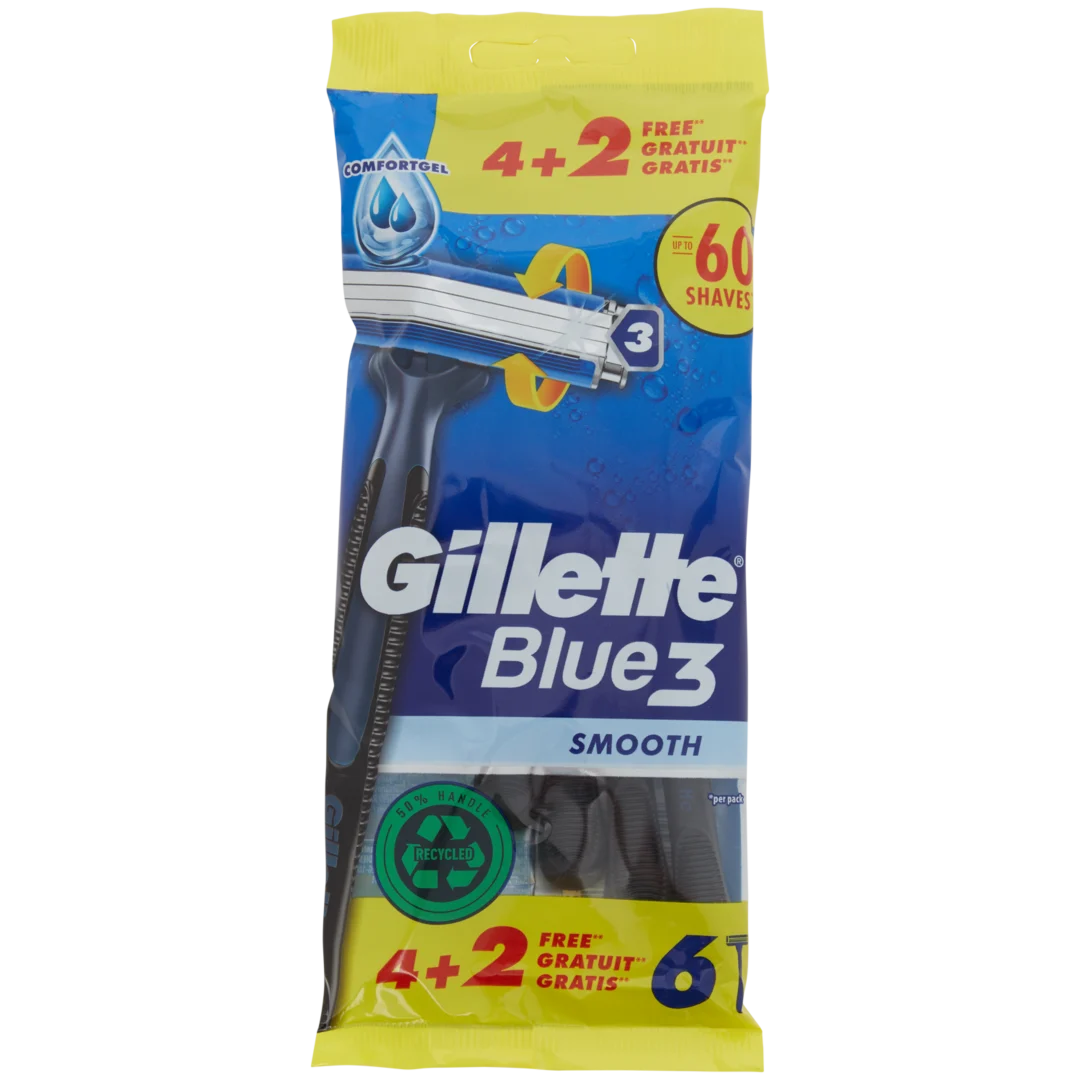 Rasoirs jetables Gillette Blue3 Smooth | Action FR