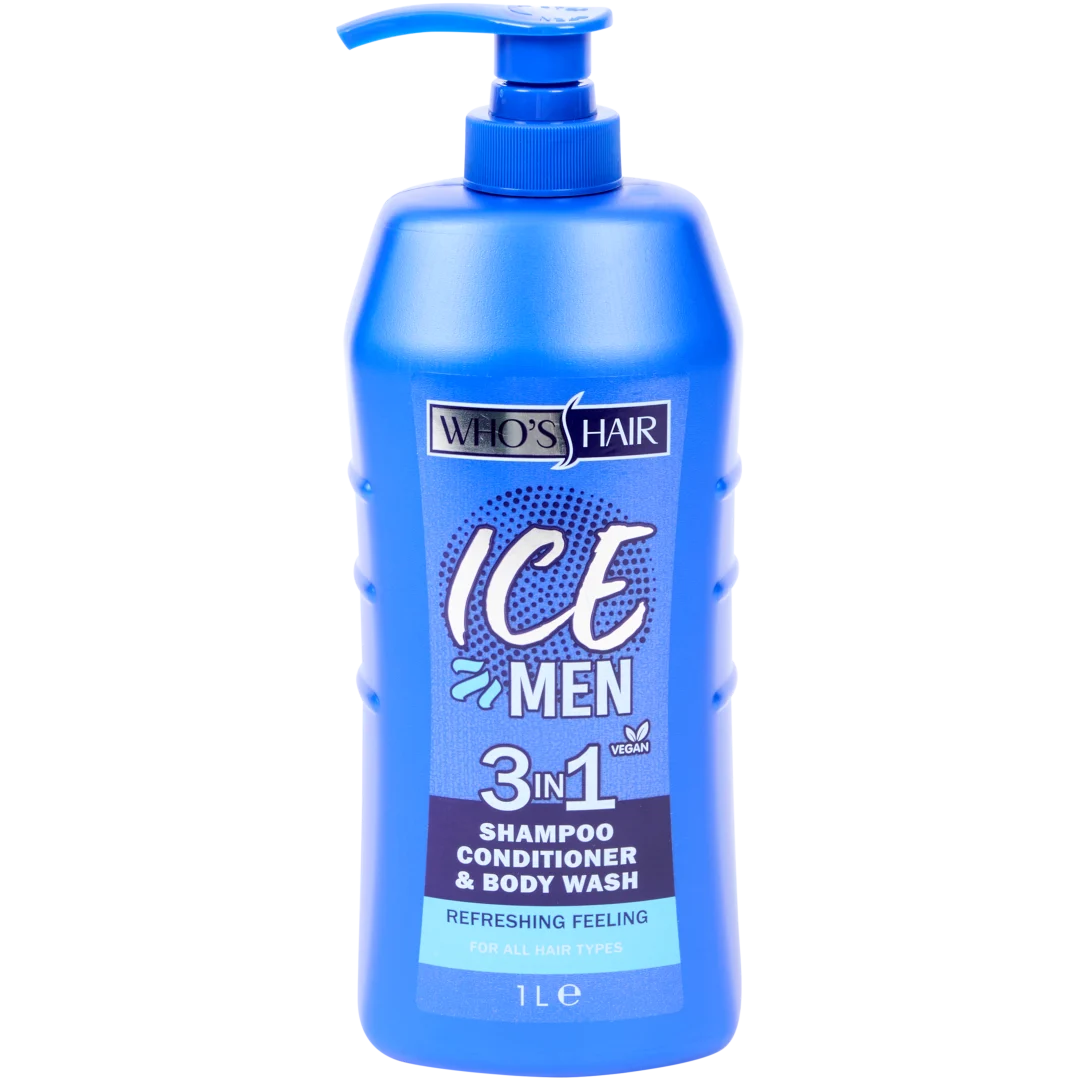 Who's Hair 3-in-1 Ice Men 1 liter | Action NL