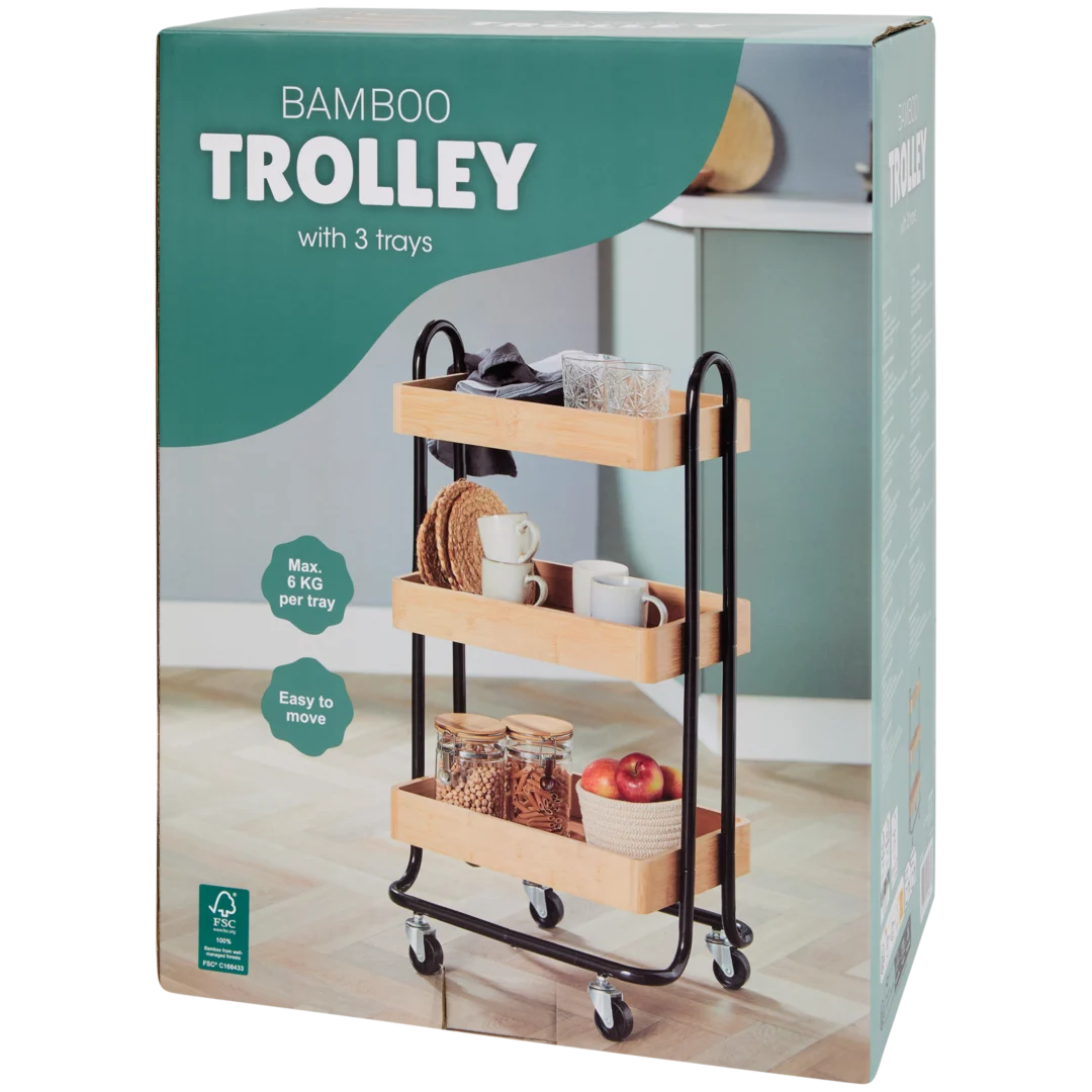 Rollwagen aus Bambus | Action DE