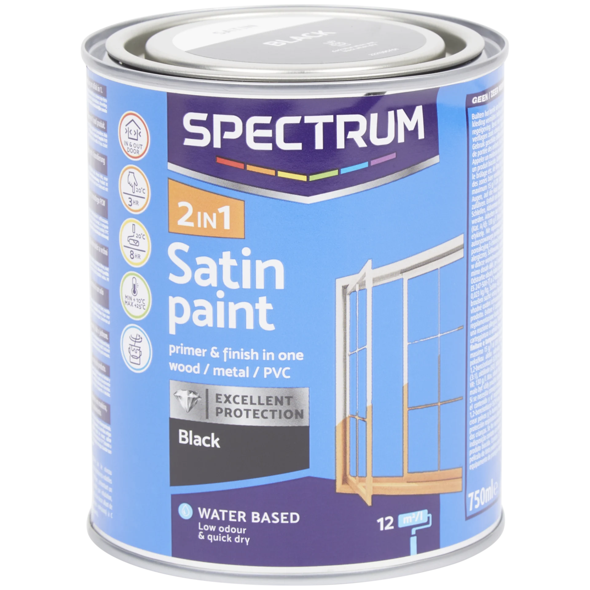 Farba w sprayu z wysokim połyskiem Spectrum Złota Żółty 400 ml | Action PL