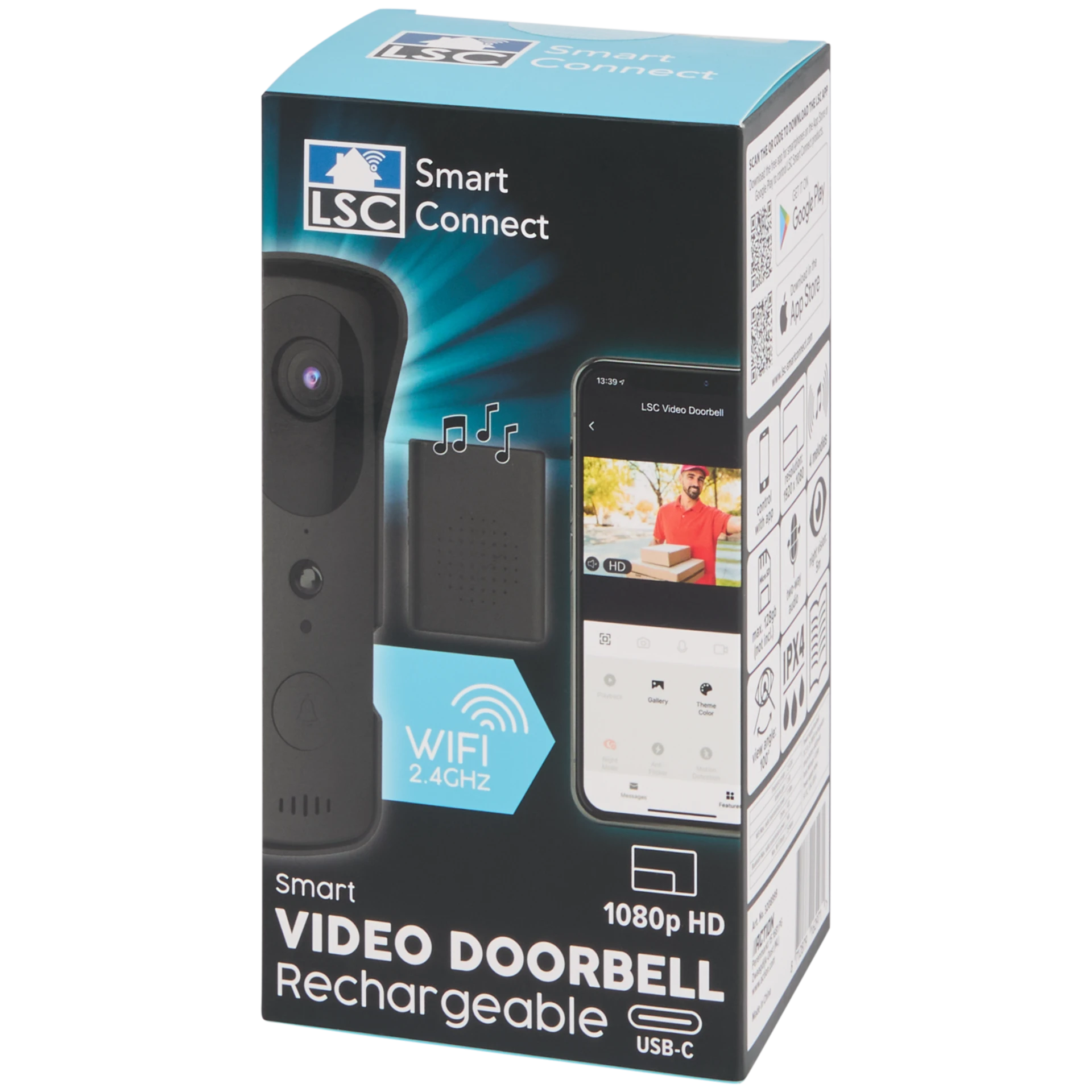 Caméra de surveillance pivotante LSC Smart Connect | Action BE