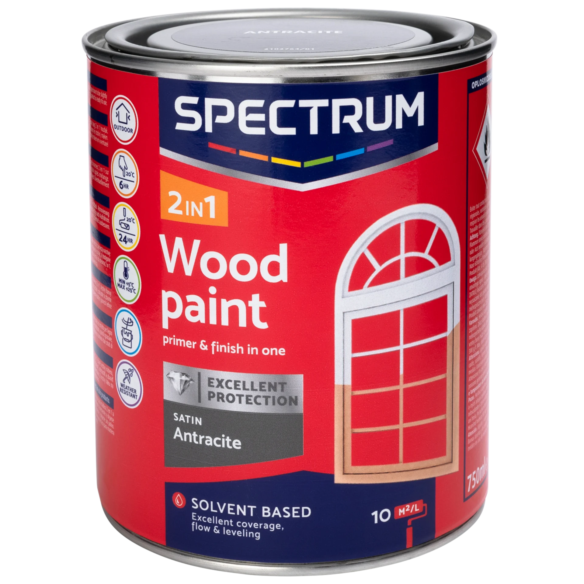 Vernis mat Spectrum Transparent Transparant 750 ml | Action FR