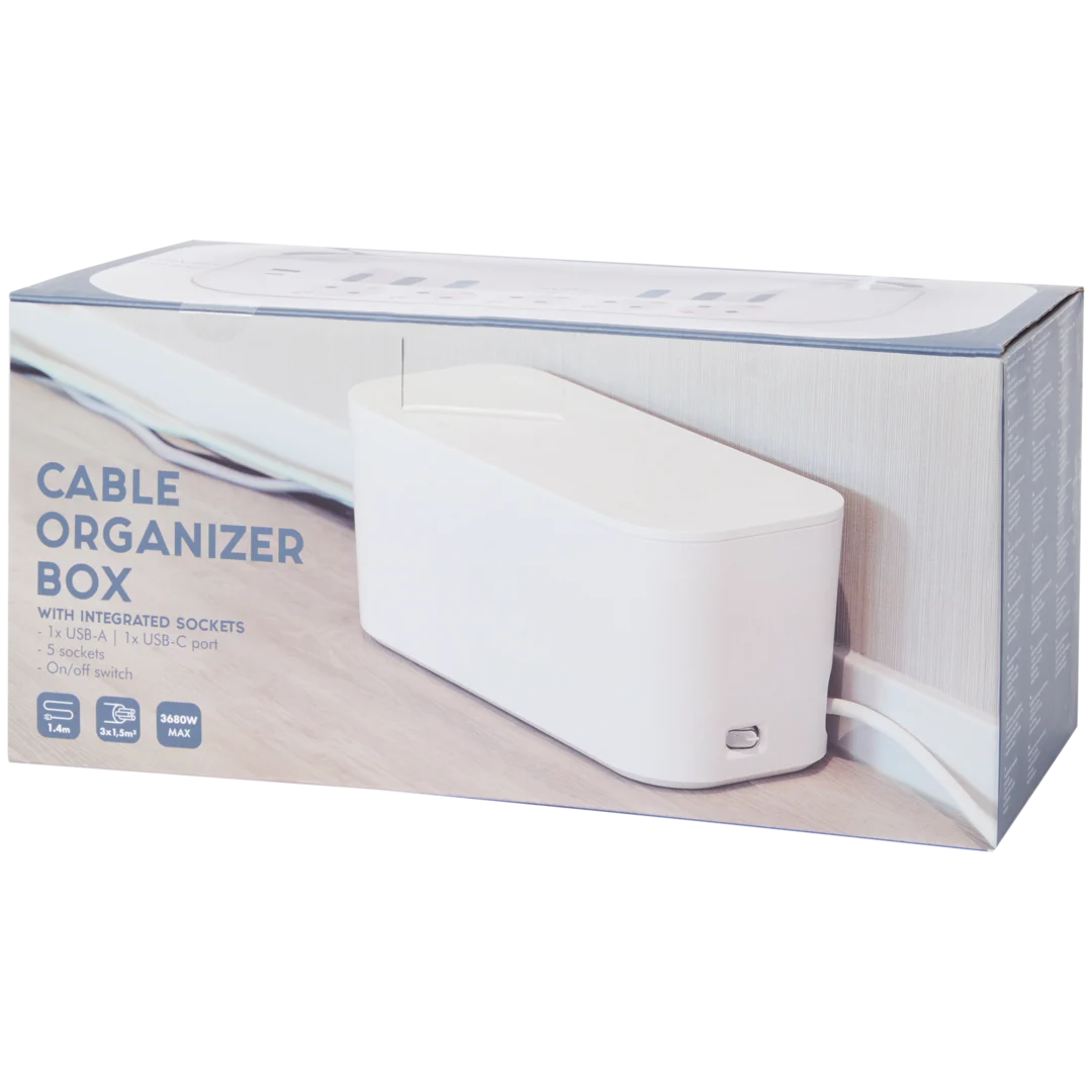 Kabelbox met stekkerdoos | Action NL
