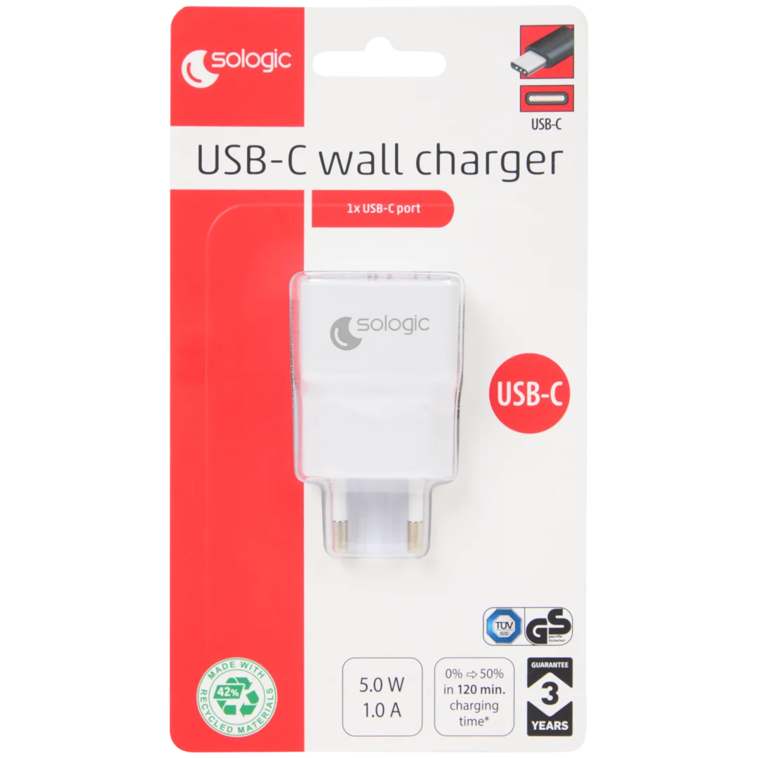 Ładowarka ścienna Sologic USB-C | Action PL