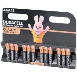 Pilhas Duracell AAA 12 Peças | Action PT