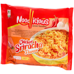 Noodlicious instant noedels Chicken Sriracha | Action BE