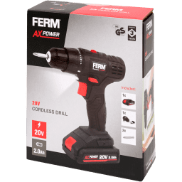 Set mașină de găurit cu acumulator FERM | Action RO