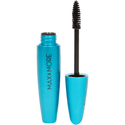 Mascara waterproof Max & More Volume et longueur – Noir | Action BE