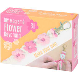 Haz tu propio llavero de macramé Hobby Flora | Action ES