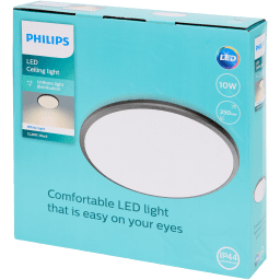 Lámpara led de techo Philips – Ø 250 mm, Negro | Action ES