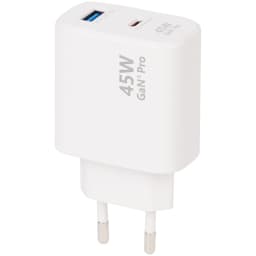 Chargeur secteur à 2 ports Re-load GaN³ Pro – 45W | Action FR