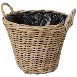Rattan mand 39 cm Bruin | Action NL