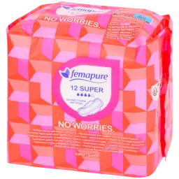 Podpaski Femapure No Worries Super 12 szt. | Action PL